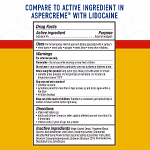 DCH Labs Maximum Strength Pain Relief Spray, 4% Lidocaine, Numbs Pain Away, Nerve Pain, 4 oz (2 Pack)