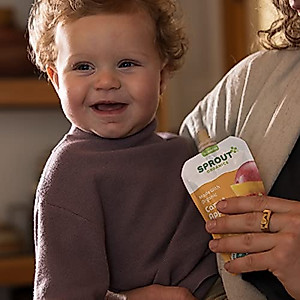 Sprout Organics, Sweet Potato, White Beans & Cinnamon, 6+ Month Pouches, 3.5 oz (12-count)