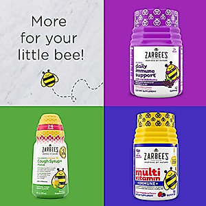 Zarbee's Kids 1mg Melatonin Gummy, Drug-Free & Effective Sleep Supplement for Children Ages 3 and Up, Natural Berry Flavored Gummies, 50 Count