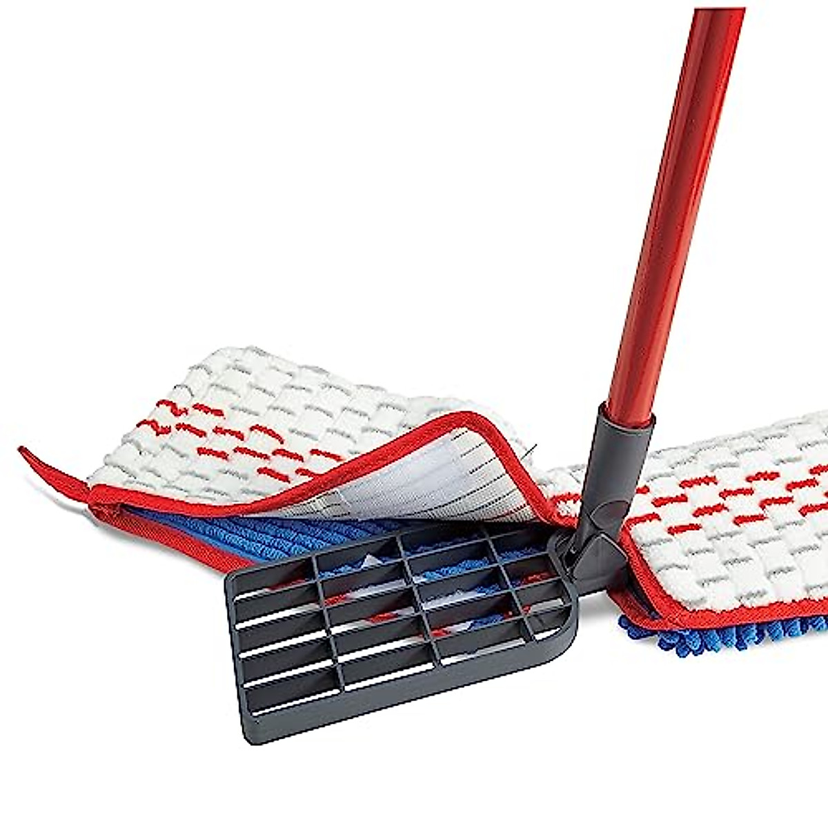 O-Cedar Hardwood Floor 'N More Microfiber Flip (4-Pack) Mop Refill, 4 Count (Pack of 1)