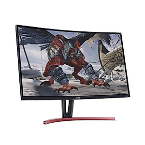 Acer ED273UR Pbidpx 27-inch Curved WQHD (2560 x 1440) 144Hz Gaming Monitor with AMD Radeon FreeSync Technology (Display Port, HDMI & DVI Ports)