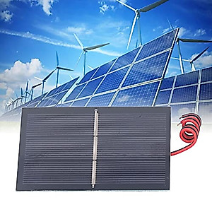 0.65W 1.5V Solar Panel, Portable Solar Panel Windproof Solar Charger Epoxy Charger Kit Compact Solar Cell Module for DIY Outdoor Camping RV Trip