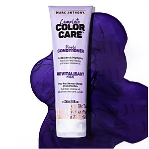 Marc Anthony Complete Color Care Purple Conditioner for Blondes & Highlights, 8 Ounce (Packaging May Vary)