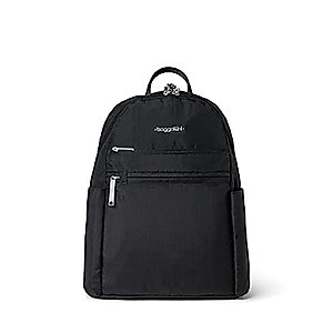Baggallini womens Securtex® Anti-theft Vacation Backpack, Black, One Size US