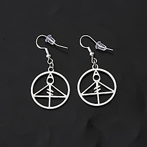 Owl House Inspired Light Glyph Earrings Owl House Fan Gift (Glyph Earrings)