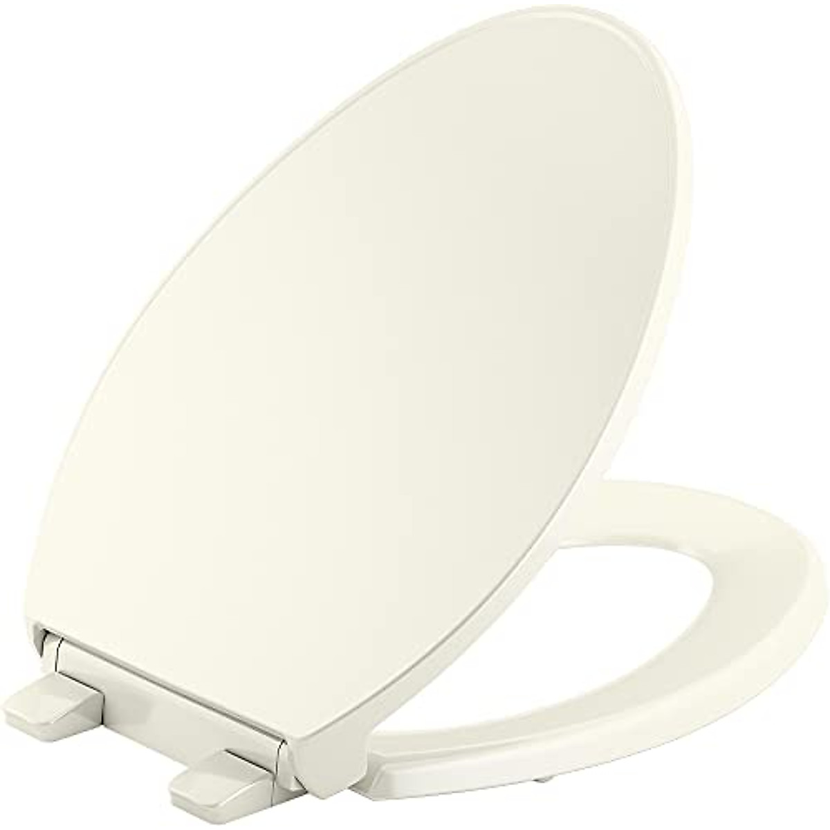 Kohler K24495-A-96 Border Elongated Closed-Front Toilet Seat with Soft Close and Quick Release Biscuit