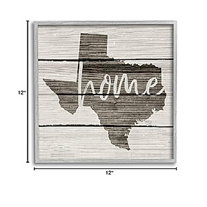 Stupell Industries Texas Home Typography Map