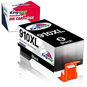 910XL Black Ink Cartridges for HP Printers Replacement for 910 Black Ink Cartridge use for HP Officejet Pro 8025 8028 8020 8031 8033 8034 8035 Officejet 8010 8015 8018, 1 for 910XL Black