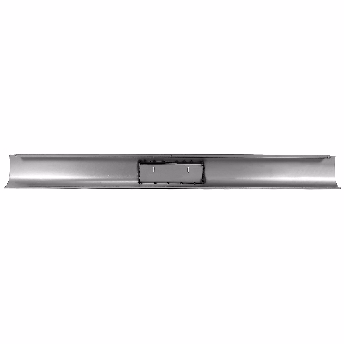 KUAFU Rear Bumper Roll Pan Compatible with 1967-1972 Ford F100 Fleetside Steel Rollpan w/License Plate Hole & LED Light