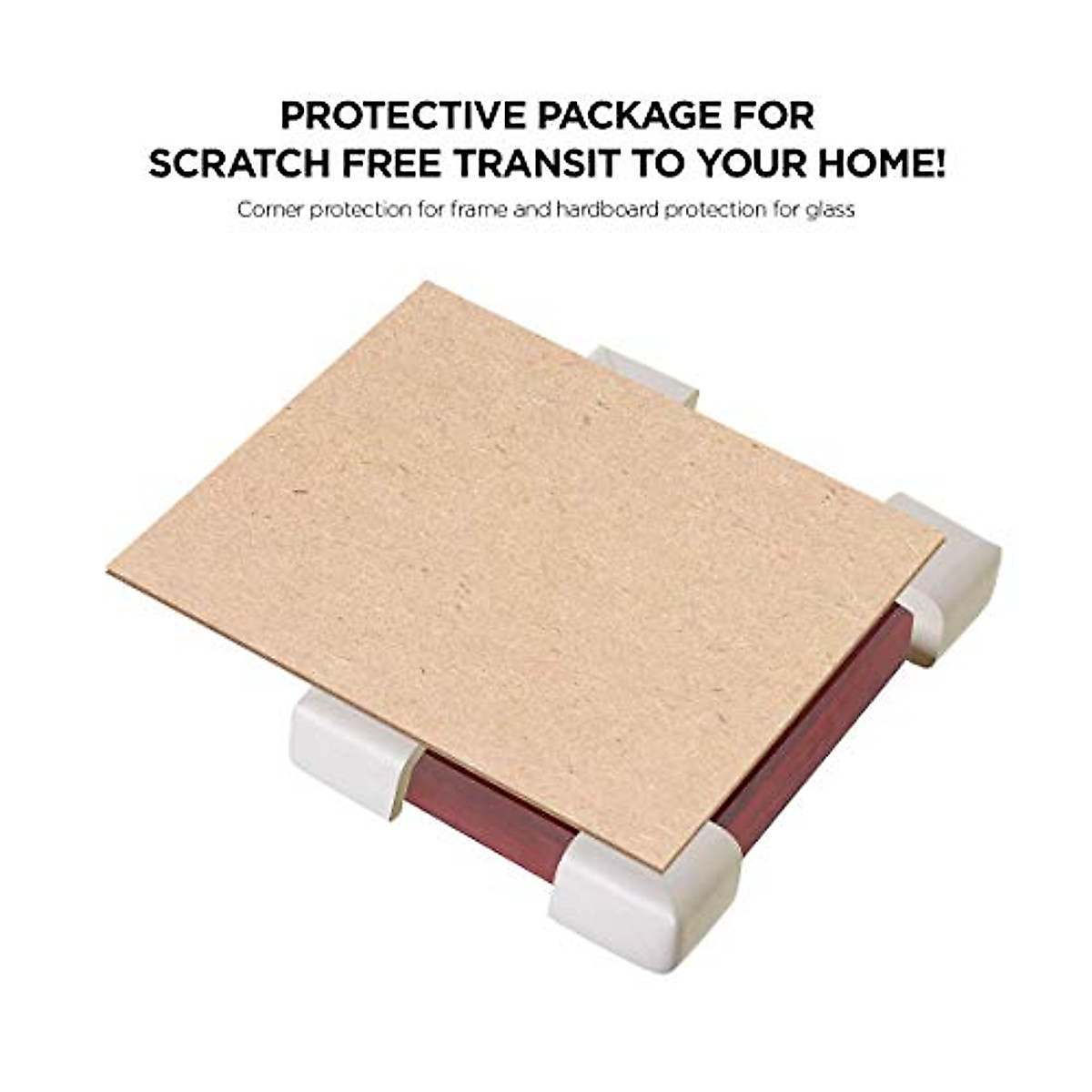 flybold Small Flag Case for American Veteran Burial Flag - Solid Wood Military Shadow Box with Wall Mount fits a 3 x 5 ft Folded Flag Display Case Set with Certificate Holder - Mahogany Frame