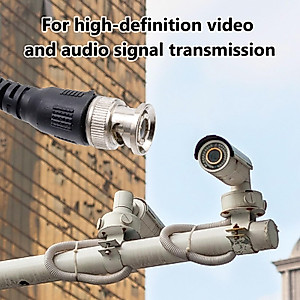 Antrader RG58 1.5 Feet BNC to BNC Coaxial Cable Male/Male Connector for CCTV Camera 10pcs