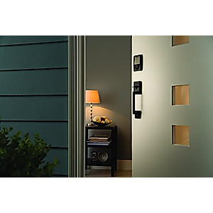 Schlage FE285 CEN 622 LAT CEN Century Front Entry Handleset with Latitude Lever, Lower Half Grip, Matte Black