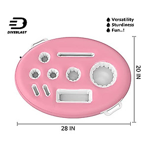 DIVEBLAST: Premium Floating Drink Holder for Pool, Hot Tub Accessories for Adults - Pool Drink Holder Floats, Swimming Pool Accessories for Adults, Drink Floaties for Pool, Pool Drink Floats