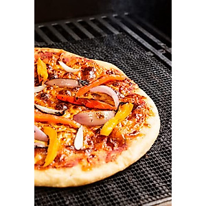 Cestari BBQ Grill Mats Non Stick Grill Toppers- Extra Large Cut to Fit - Pizza Oven Screen - Heavy Duty PFOA Free Grill Mesh Set of 2