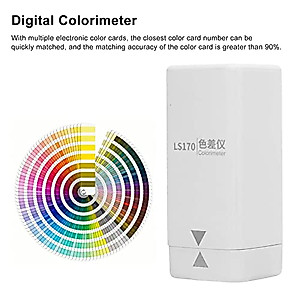 Color Difference Analyzer, Digital Colorimeter Smart APP Color Sharing with Data Line for Chroma Sampling