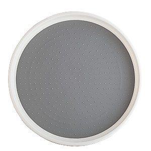 RUAFOX 12” Lazy Susan Turntable Non- Skid Revolving Organizer - Kitchen Pantry Revolving Space Tidy – Keeps Produce, Condiments, Spices and More, Organized (Pack of 5)