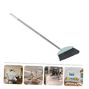 minkissy Garbage Shovel Sweep Broom Small Brooms Handle Broomstick Outdoor Broom Cleaning Broom Garden Broom House Brooms for Sweeping Indoor Sweep Cleaner Broom Wiper Pet Plastic Office