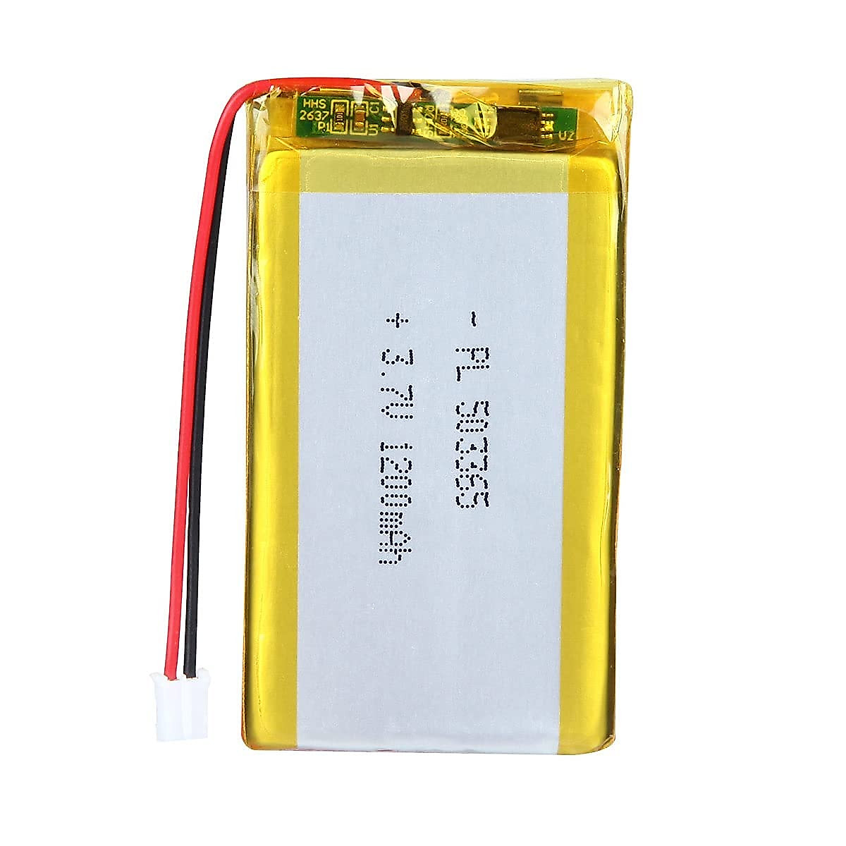 YDL 3.7V 1200mAh 503365 Lipo Battery Rechargeable Lithium Polymer ion Battery Pack with PH2.0mm JST Connector