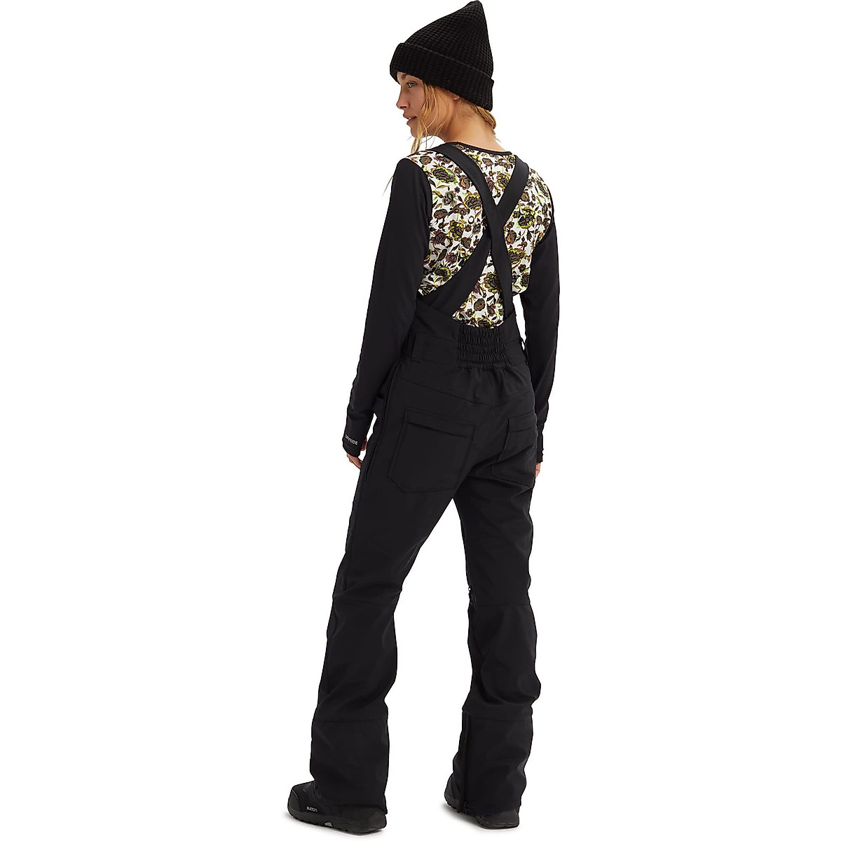 Burton Womens Avalon Bib Softshell, True Black, Small