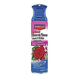 BioAdvanced Dual Action Rose and Flower Insect Killer, Continuous Spray, 15.7 oz