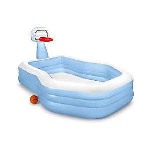 Intex Shootin' Hoops Swim Center Family Pool, for Ages 3+, Multicolor