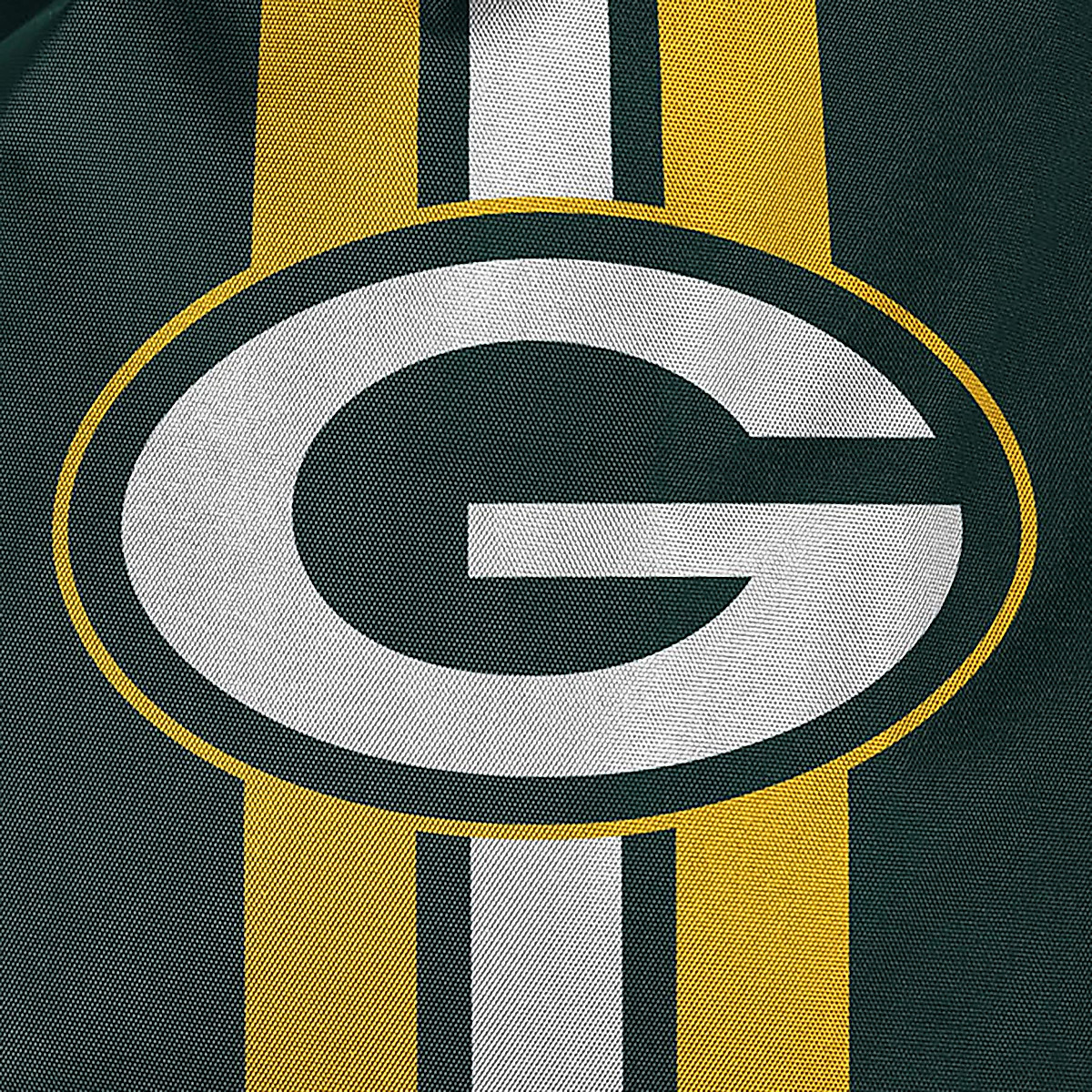 FOCO Forever Collectibles NFL Green Bay Packers Team Stripe Drawstring Backpack BagTeam Stripe Drawstring Backpack Bag, Black, 19" x 14"