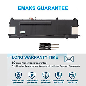 Emaks BN06XL Battery for HP Spectre X360 15-EB0000 Series 15-EB0043DX 15-EB0053DX 15-EB1043DX 15-EB0005UR 15-EB0005NI Series Laptop BN06072XL HSTNN-IB9A L68299-005 L68235-1C1