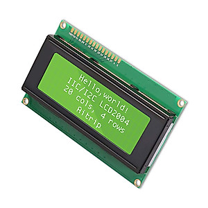 AITRIP 3PCS 2004 20x4 LCD Module IIC I2C Interface Adapter Blue Backlight Compatible with Arduino R3 Raspberry MEGA2560 (Green)
