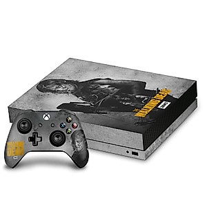 Head Case Designs Officially Licensed AMC The Walking Dead Daryl Double Exposure Daryl Dixon Graphics Vinyl Sticker Gaming Skin Case Cover Compatible With Xbox One X Console and Controller Bundle