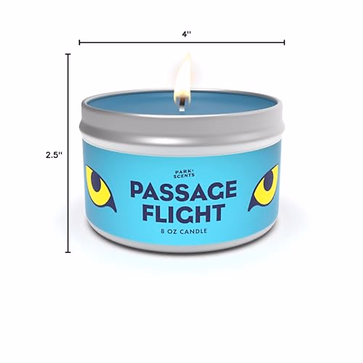 Park Scents Passage Flight Candle - Super Accurate Smell of The Ocean Scene in Flight of Passage Ride - Soy Blend Vegan and Cruelty Free - Handmade in The USA | 8 oz. tin