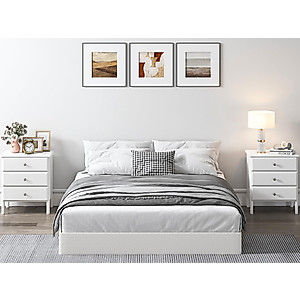 QEROMY Queen Box Spring - 7 in High Profile Box Spring for Queen Bed, Sturdy Metal Frame Mattress Foundation, Easy Assembly, Quiet & No Noise