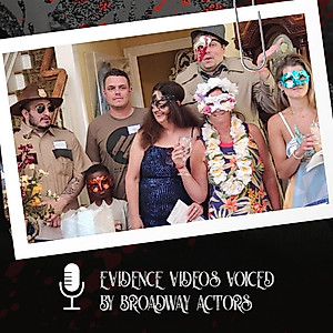 Masquerade and Murder: Ghosts of Our Past | Masquerade Murder Mystery Game | Flexible 4-20+ Players | Physical Game Kit