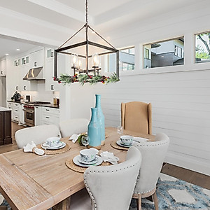 Christmas Garland with Lights, Pre-lit 6 Feet Natural Christmas Smokey Pine Garland, Rustic, Used to Decorate Rooms, Fireplaces, Chandeliers, Stairs