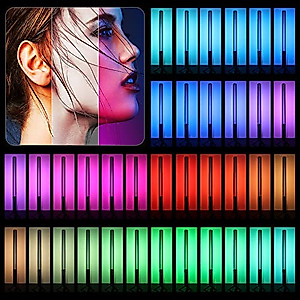 Portable LED Photography Light Wand, LUXCEO Handheld LED Video Light 1000 Lumens CRI 95+ USB Rechargeable with Remote Control, Carry Bag, Adjustable Color Temperature 3000K-6000K and 36 Colors