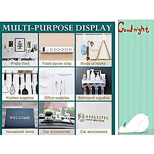 Double Sided Tape for Walls - Heavy Duty Removable Mounting Tape - Strong Adhesive, Washable and Reusable - Wall Tape for Picture Photo Carpet Decoration - Poster Tape Roll 6.56ft, 1.18 inch