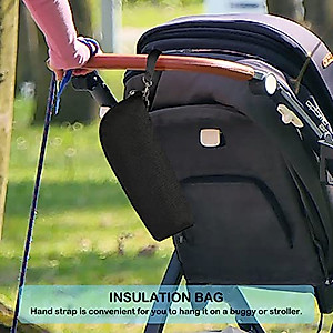 Accmor Baby Bottle Cooler Tote Bags, Insulated Breastmilk Cooler Bag, Nursing Bottle Cooler Warmer Bag for Nursing Mom Daycare Travel