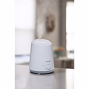 Safety 1st Stay Clean Humidifier, Ultrasonic Mist, One Gallon Easy to Fill Tank, LED Light, and Filter Free