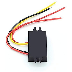 Magnolora 4 Pack Car LED Display Power Supply 12V to 5V 3A DC/DC Buck Converter Module