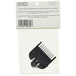 Wahl Professional #1 Guide Comb Attachment 1/8" (3.0mm) - 3114-001 – Great for Professional Stylists and Barbers – Black