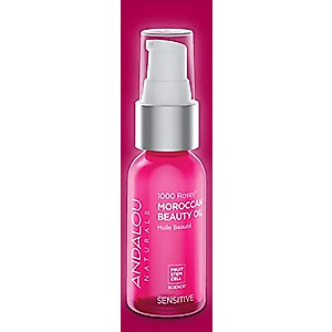 Andalou Naturals 1000 Roses Moroccan Beauty Oil Ounce, White, rose, 1 Fl Oz
