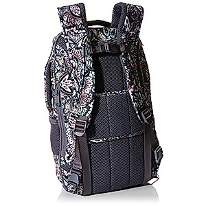Vera Bradley Women's Recycled Lighten Up Reactive Journey Backpack, Bonbon Medallion, One Size