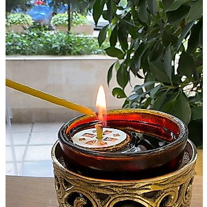 Beeswax Candle Wicks for Orthodox Vigil Oil Lamps, Floating Candles, Cork Floats, Home Altar