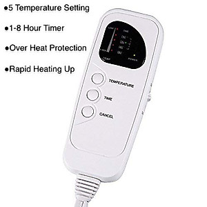 AIDENCOX | 2in1 Deluxe Ultra-Thick Fleece Spa Massage Table Warmer & Cover,Use As A Bed Blanket Warmer