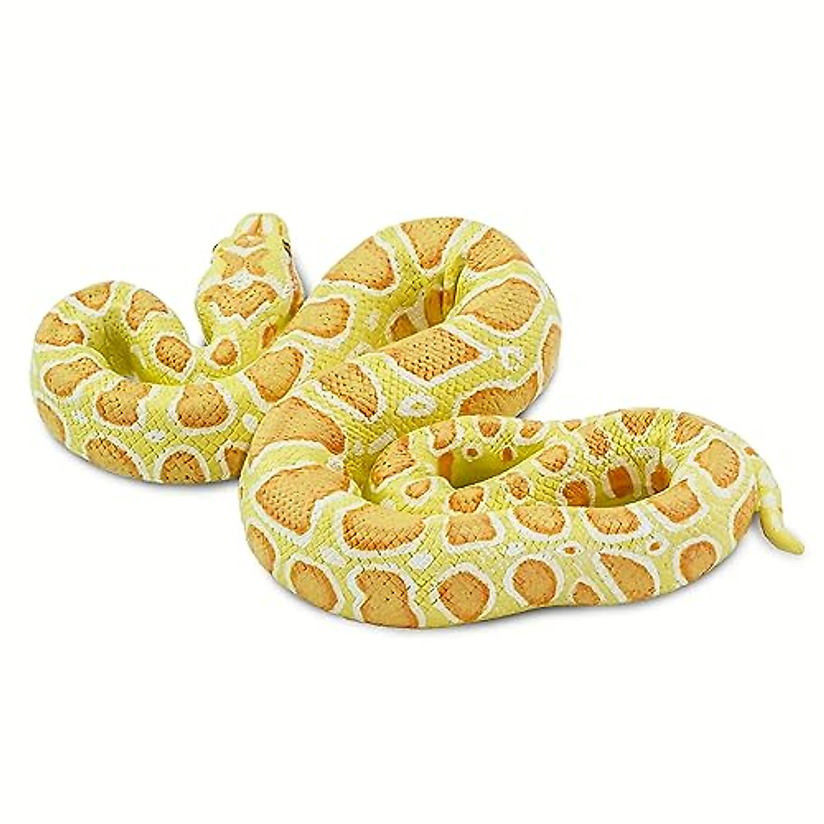 Safari Ltd. Albino Burmese Python Figurine - Lifelike 5.5" Snake Figure - Educational Toy for Boys, Girls, and Kids Ages 3+