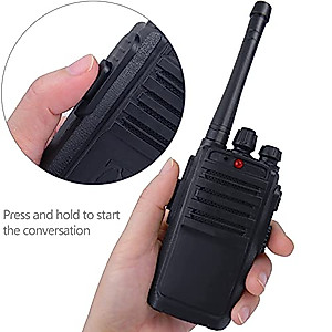 2Pcs Black 10 Meter Walkie Talkies Simple Intercom Mini Interphone for Parent Child Game