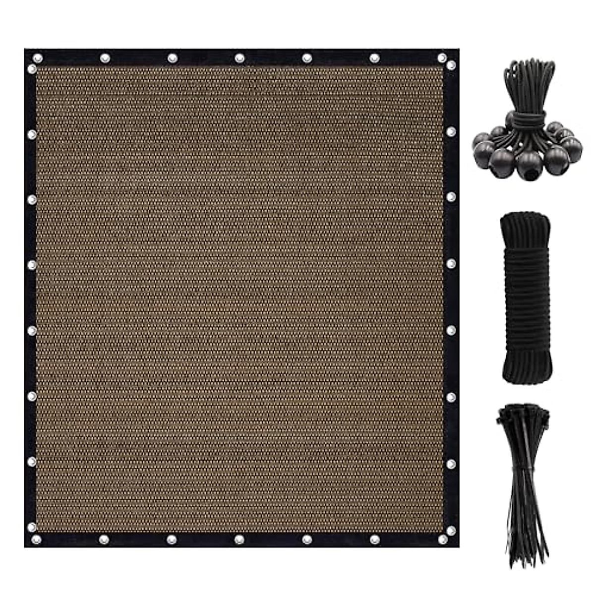 Artpuch Pergola Shade Cover 10'X12' Outdoor Sun Shade Cloth with Grommets Shade Tarp for Patio, Carport, Backyard