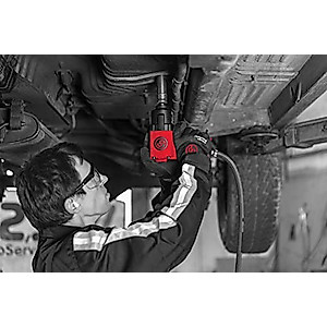 Chicago Pneumatic CP7741 Air Impact Wrench (1/2 Inch), Air Impact Gun Industrial Repair & Assembly Tool, Pistol Handle, Twin Hammer, Max Torque Output 715 ft. lbf/970 Nm, 10000 RPM