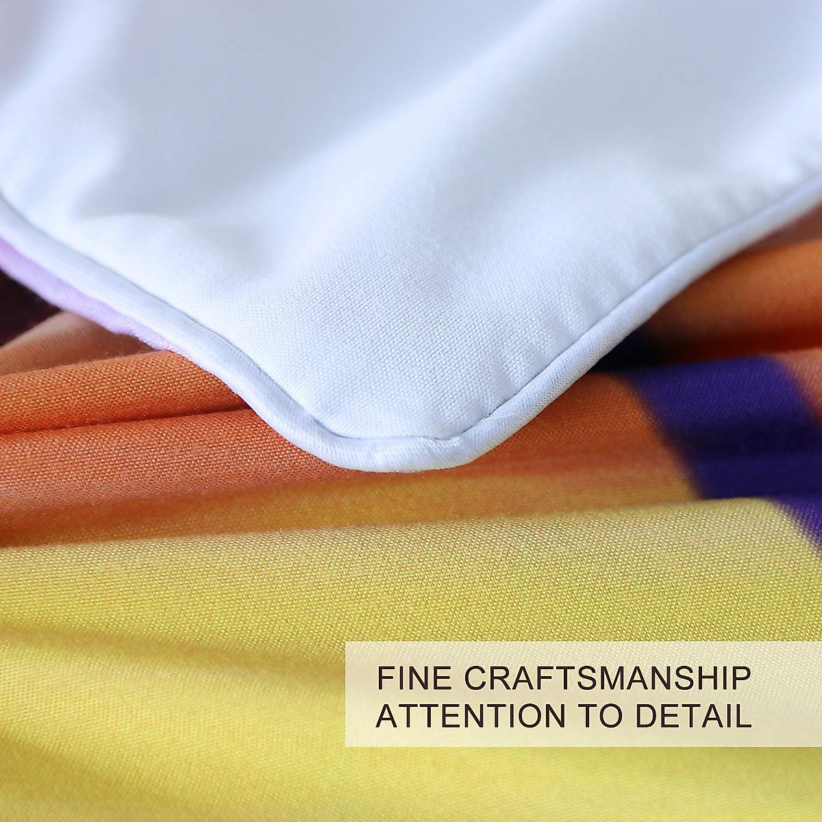 BlessLiving Girls Unicorn Bedding Duvet Cover Sets Pastel Blue Purple Pink Bedding Kids Teens Rainbow Printed Dream Catcher Bed Set 3 Piece Bohemian Floral Comforter Cover Sets (Queen)