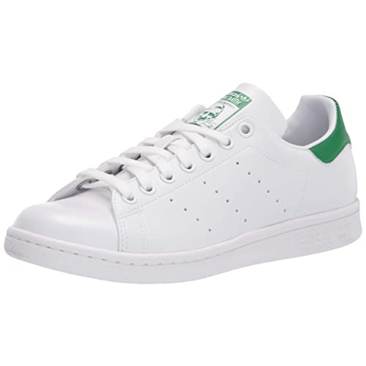 adidas Originals Men's Stan Smith (End Plastic Waste) Sneaker, White/White/Green, 9.5