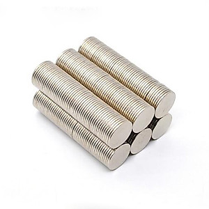 45pcs 12x1mm Small Multi-use Tiny Round Refrigerator Magnets Disc for Refrigerator Science Crafts Projects
